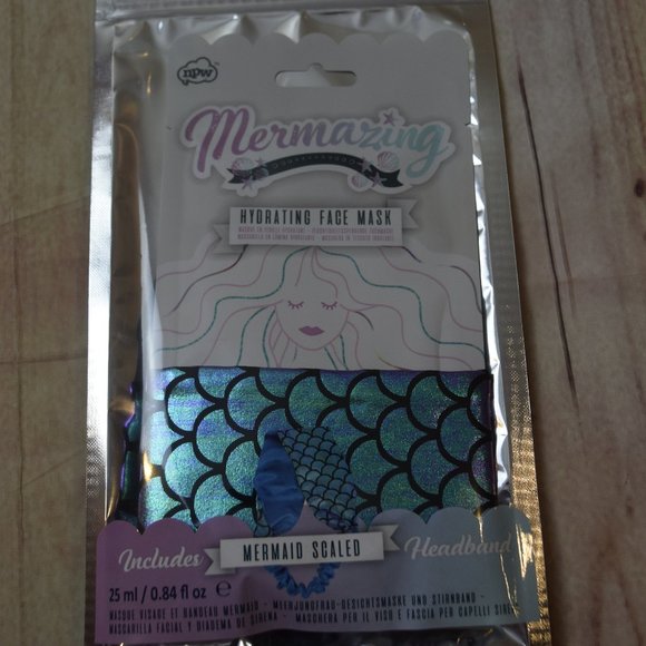 npw | Skincare | Mermazing Mermaid Hydrating Face Mask Headband | Poshmark